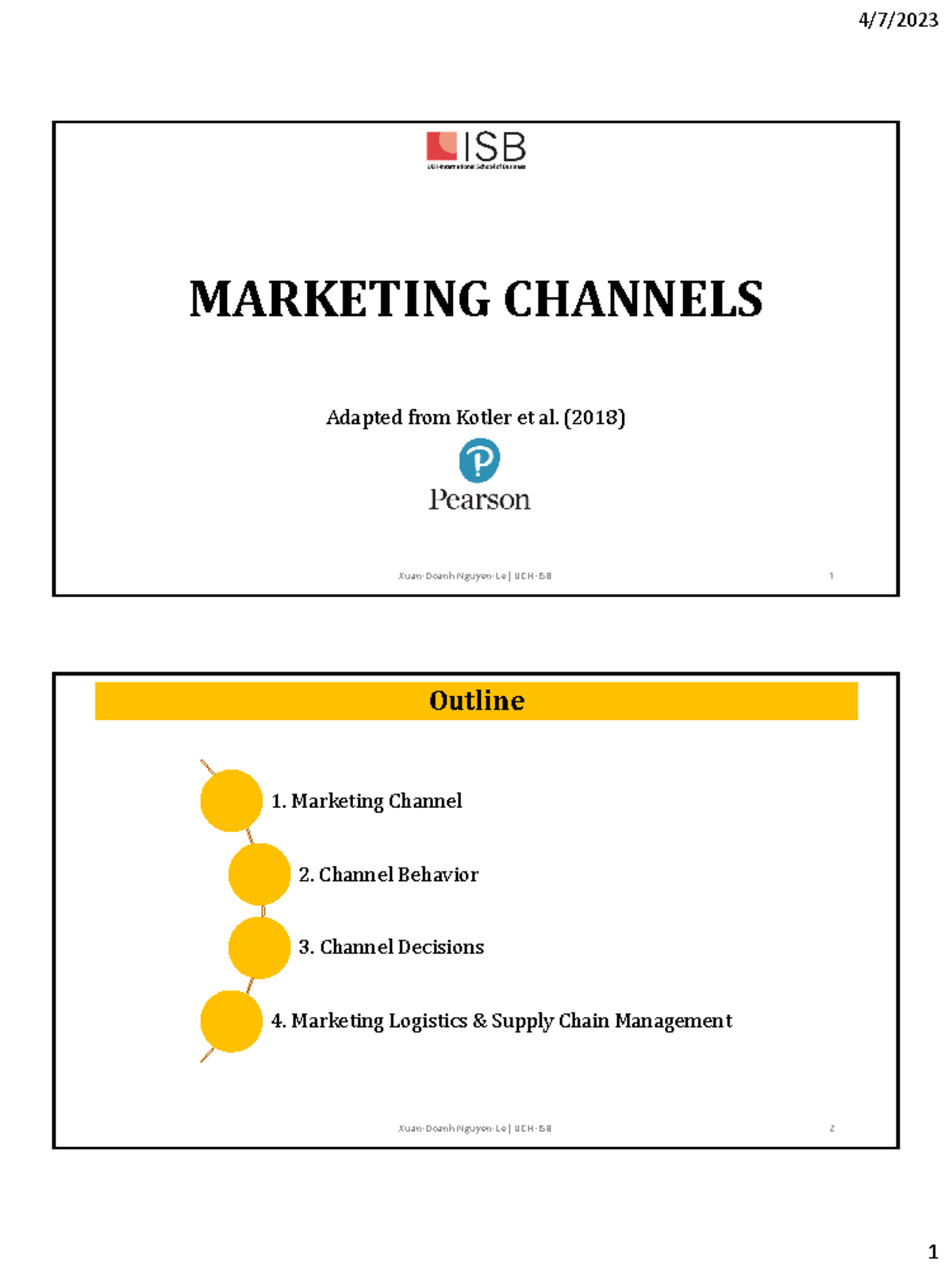 07-08 Place E - It's Summary for chap 12 13 14 - MARKETING CHANNELS ...