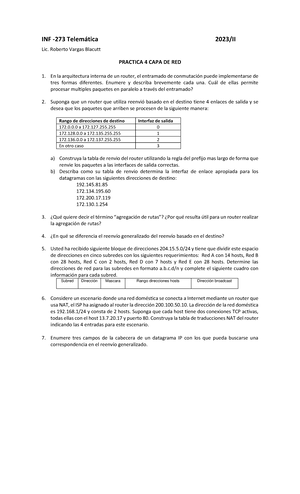 Módulos 11 - 13 Examen de direccionamiento IP Respuestas - Módulos 11 – 13: Examen de - Studocu