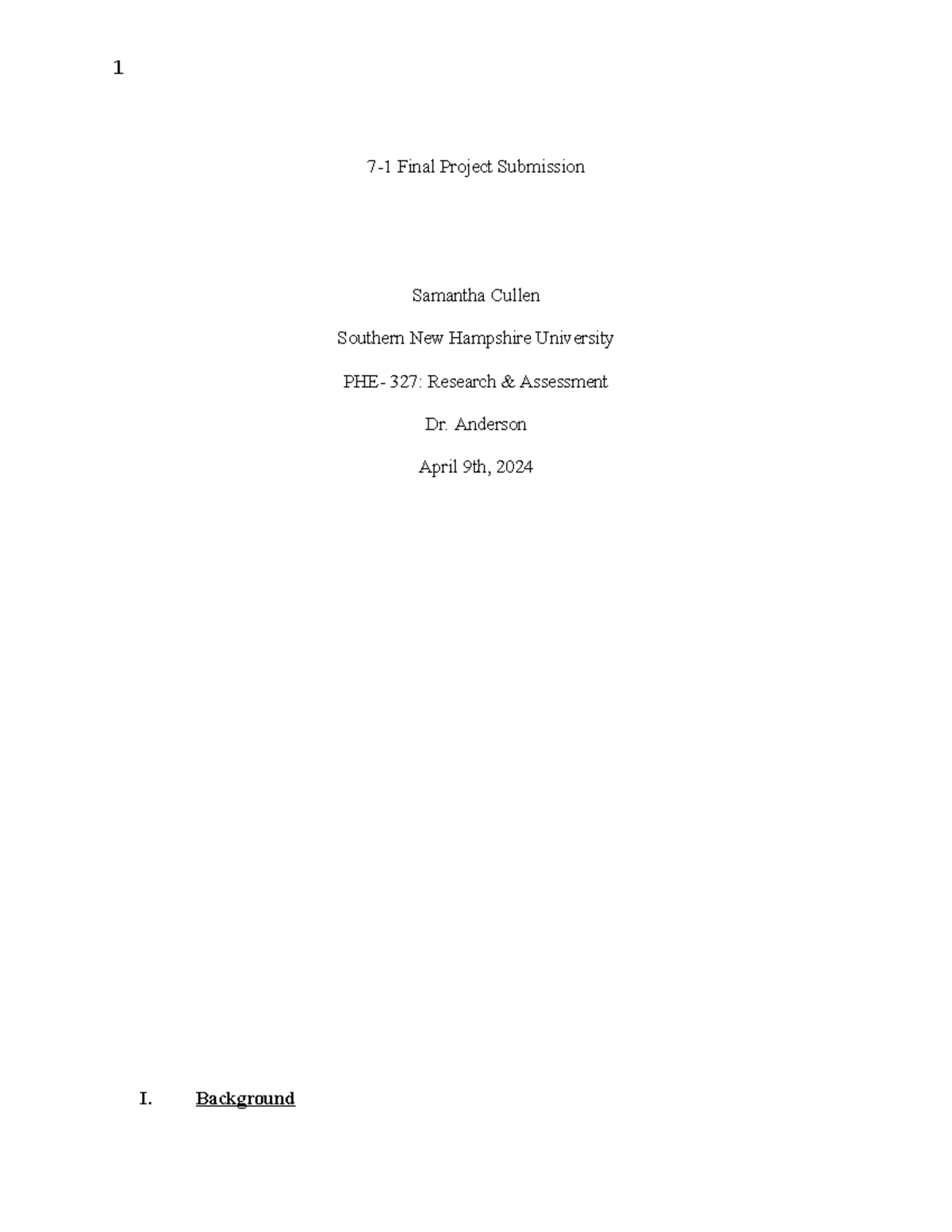 Final Project Submission 327 - 7-1 Final Project Submission Samantha ...