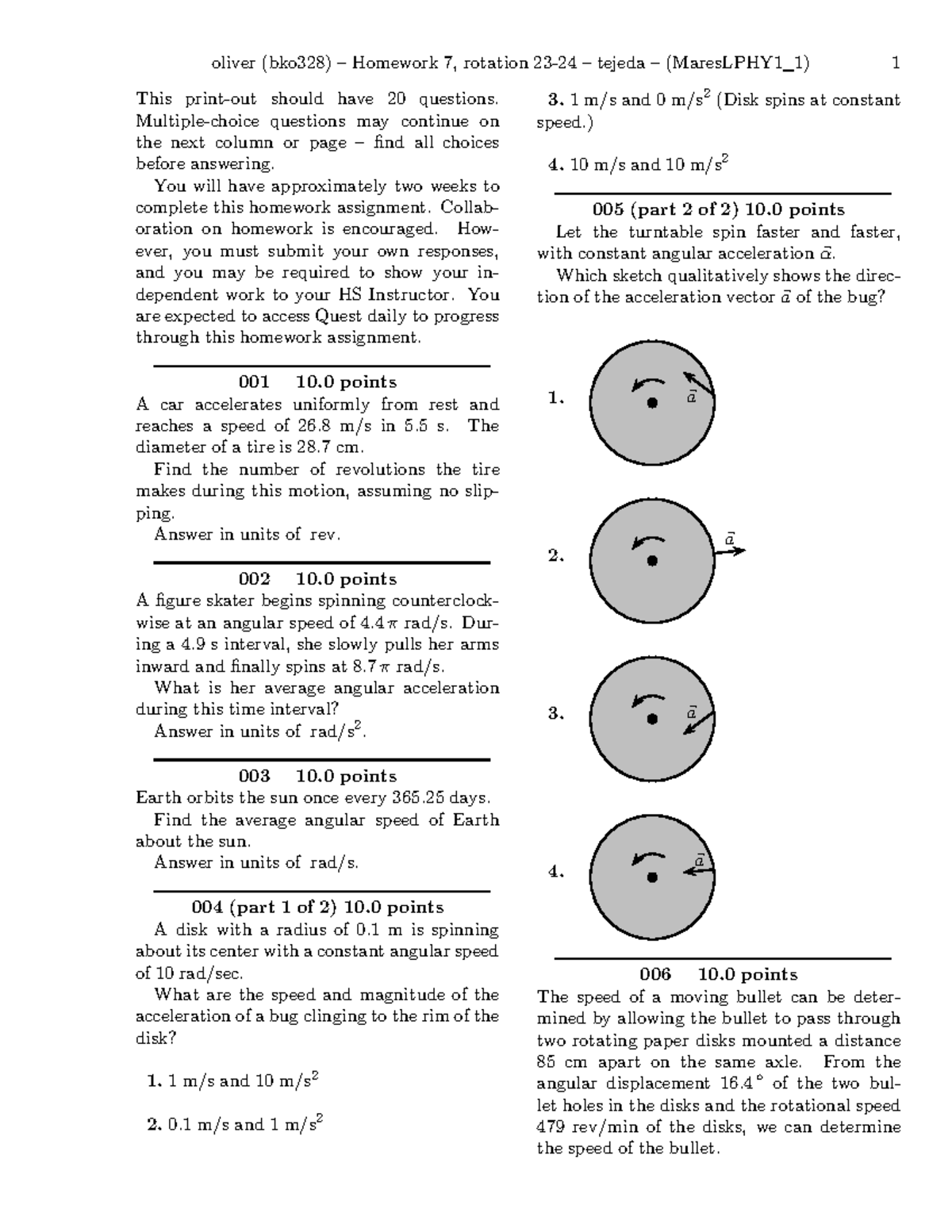 Homework 7, rotation 23-24-problems - oliver (bko328) – Homework 7, rotation 23-24 – tejeda ...