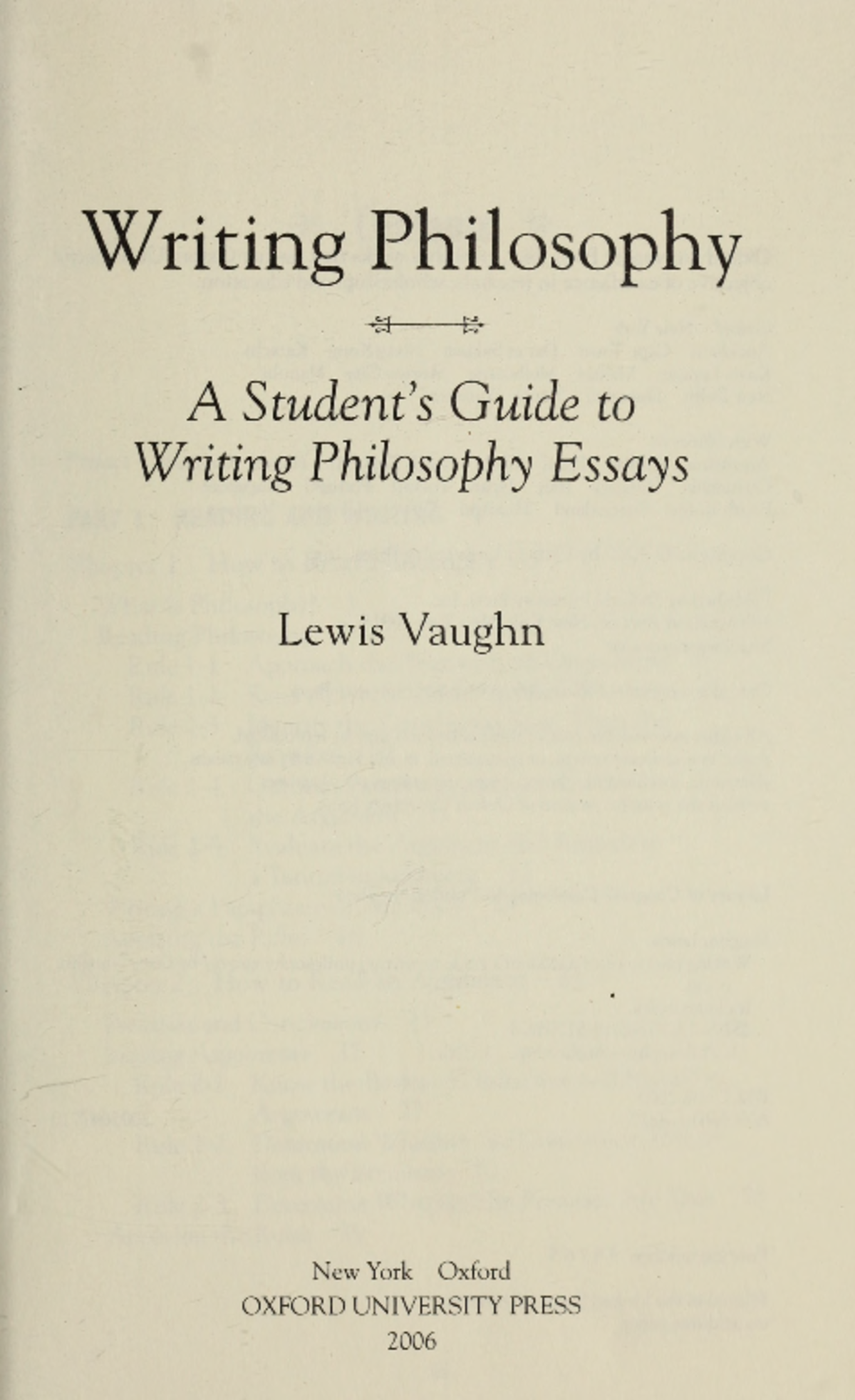 Writing argumentive essays philosophy - Writing Philosophy ^ A Student ...