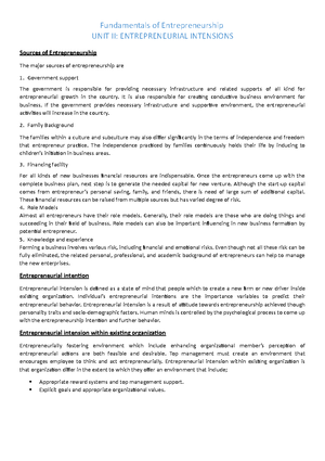 Introduction of Entrepreneur and Entrepreneurship - UNIT 1: INTRODCTION ...