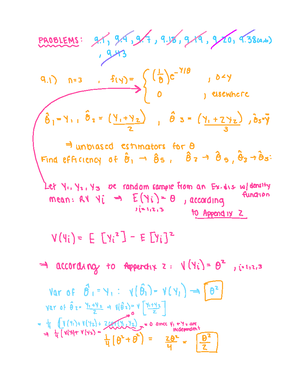 HW8 - Book Solutions- Chapter 10 Intro to Stat Theory notes - STA 4322 ...