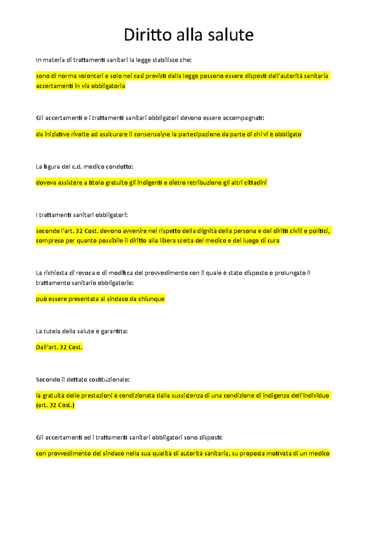 Diritto alla salute Prof. Roberto Cavallo Perin e Dott.ssa Alice ...