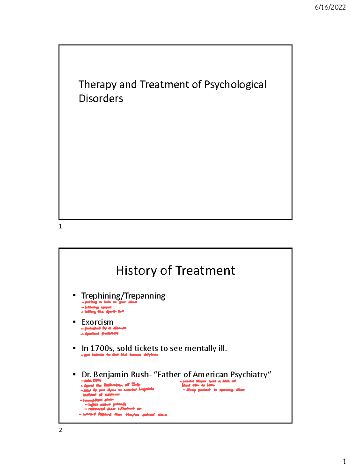 Therapy+and+Treatment-outline - Therapy and Treatment of Psychological ...