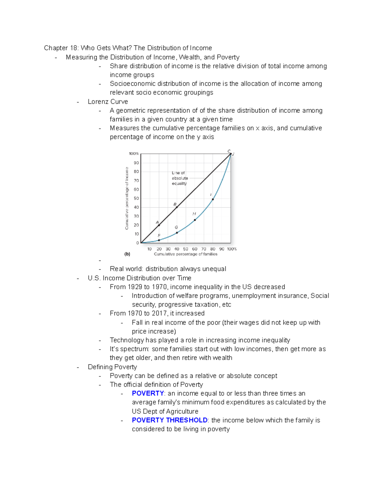 Chapter 18 Distribution of Income - Chapter 18: Who Gets What? The ...