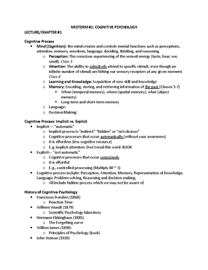 Cognitive Psychology Chapter 2 - CHAPTER 2 – COGNITIVE NEUROSCIENCE Cognitive Psychology by ...