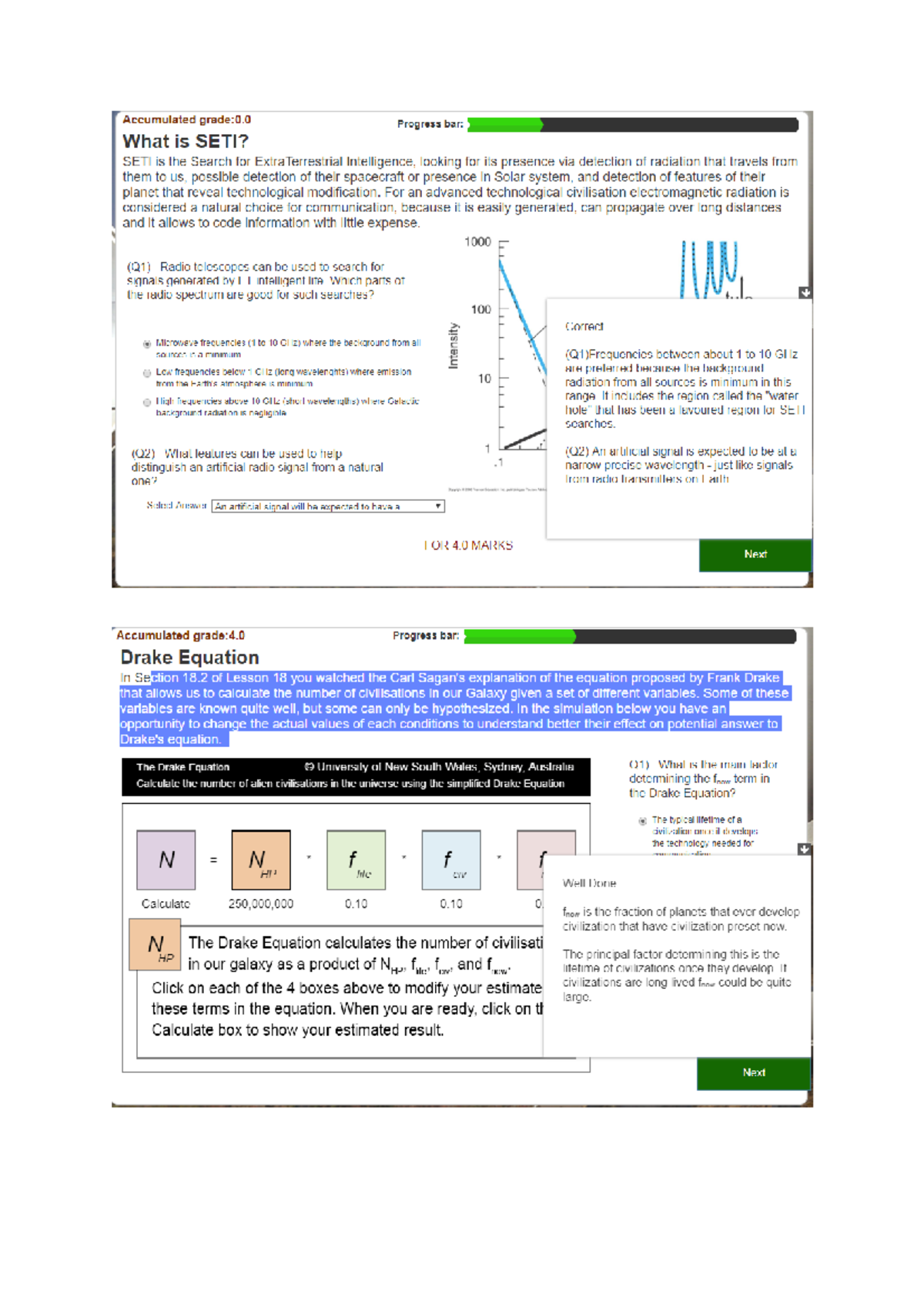 Lesson 18 - The Search for Extraterrestrial Intelligence (SETI ...