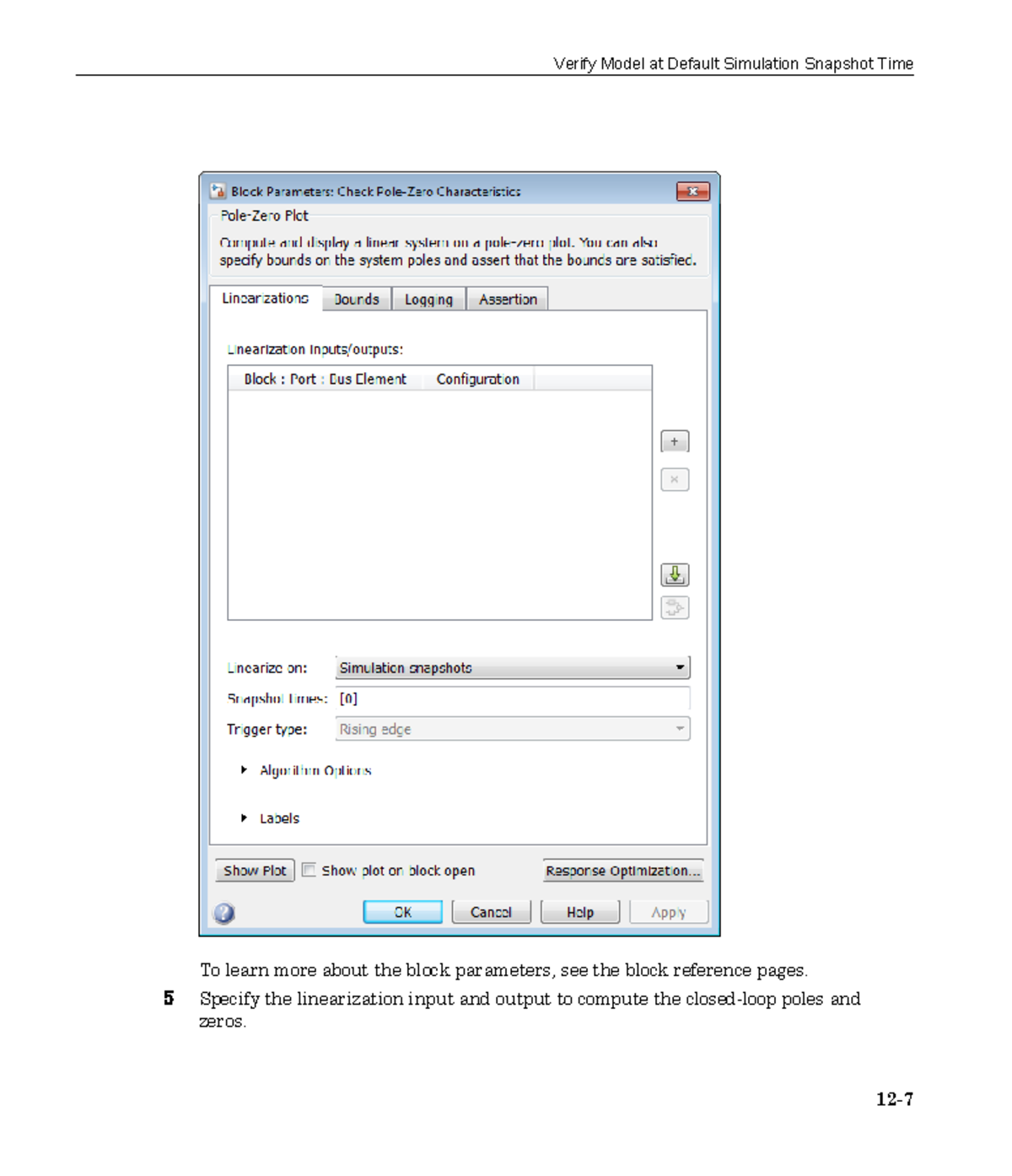 Simulink Control Design 119 To Learn More About The Block Parameters See The Block