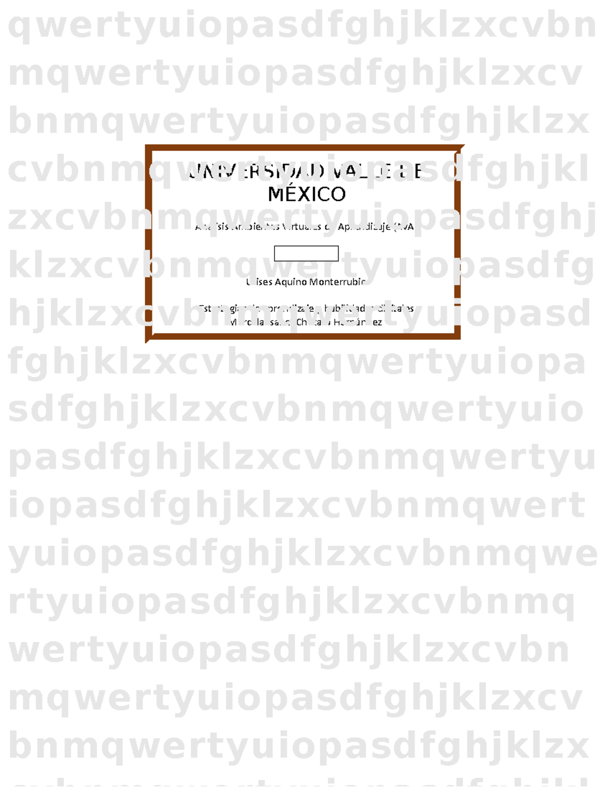 A5 UAM - trabajo - UNIVERSIDAD VALLE DE MÉXICO Análisis-Ambientes ...