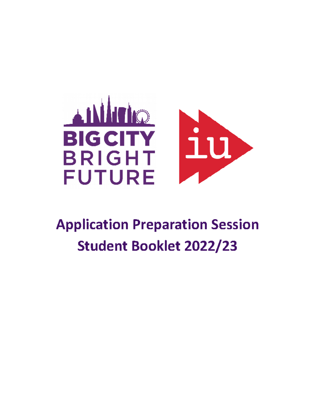 Student Booklet - BCBF Application Preparation Session 2023 ...