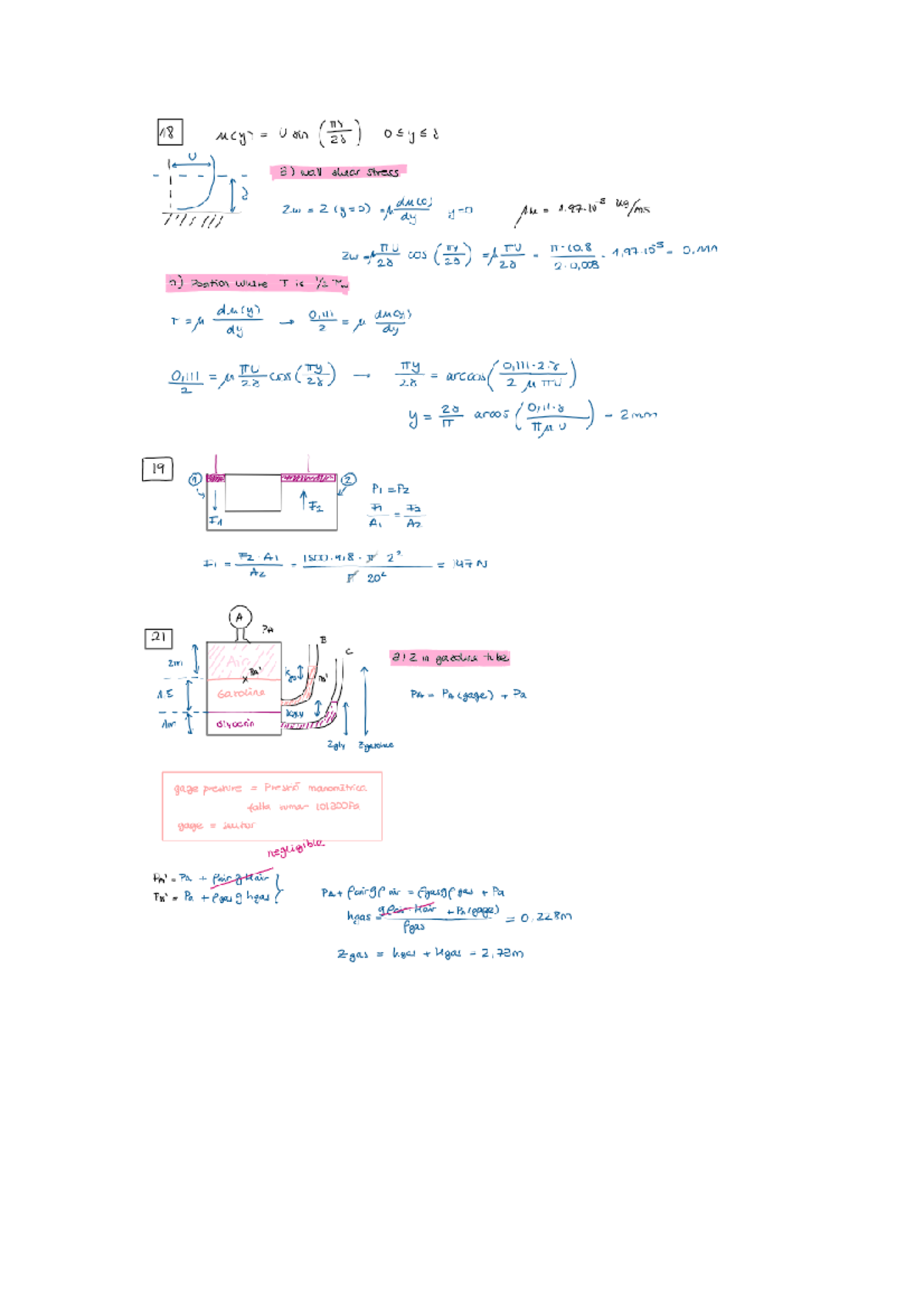 Tema 1 exercicis - Mecànica de Fluids - Studocu