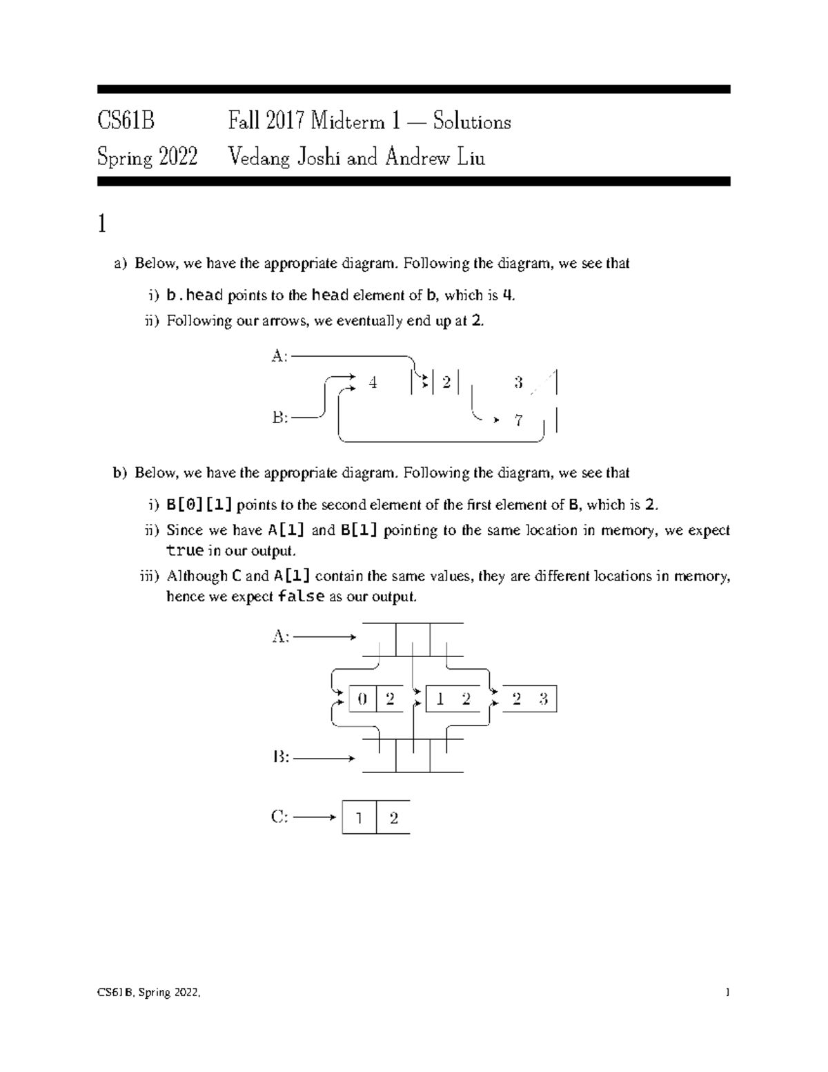FA2017 CS61B MT12 - HW Solutions for EECS 16B homework. The quick brown fox - CS61B Fall 2017 ...