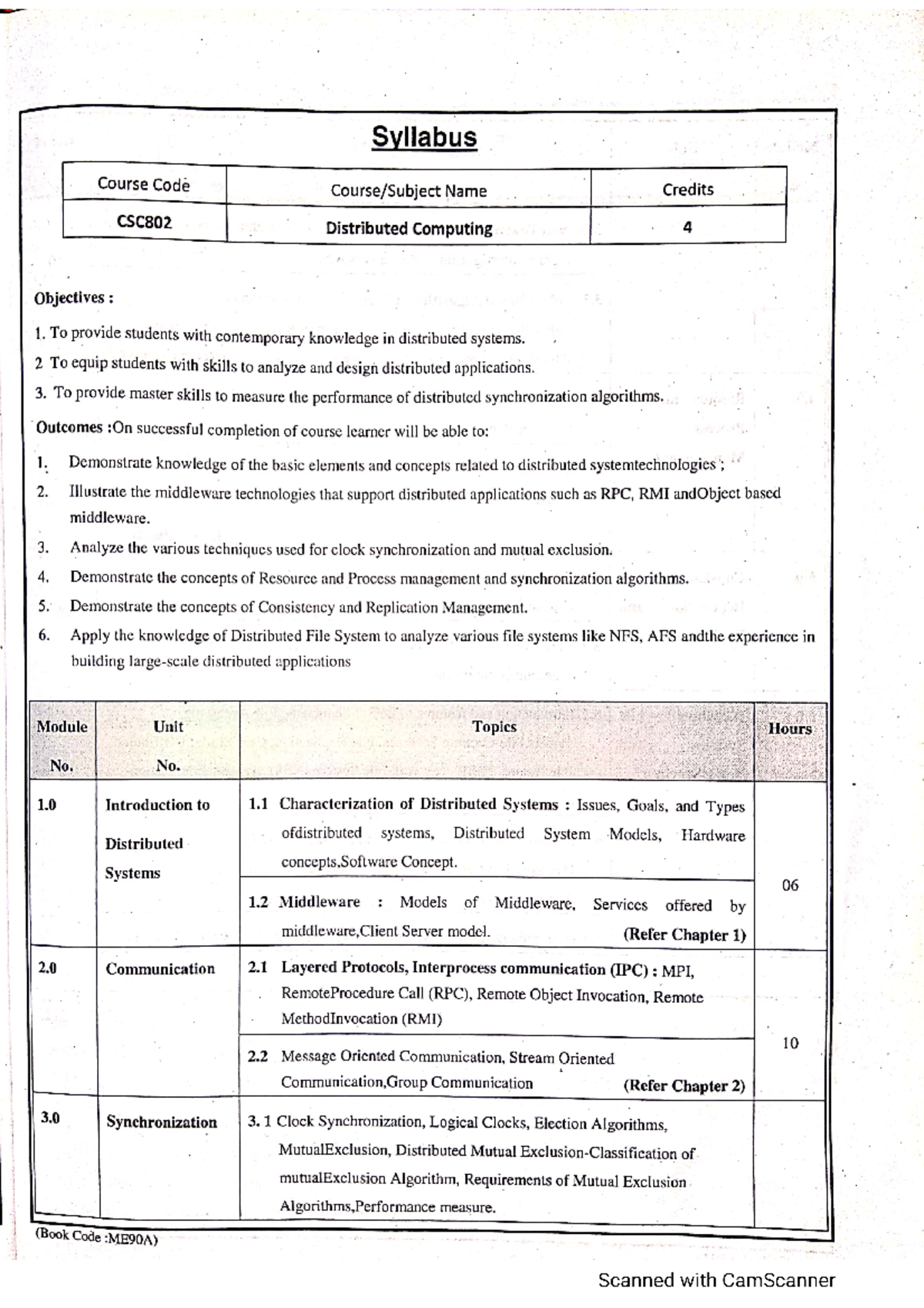 DC techmax - Everything you need to prepare for Distributed Computing Subject in the final - Studocu