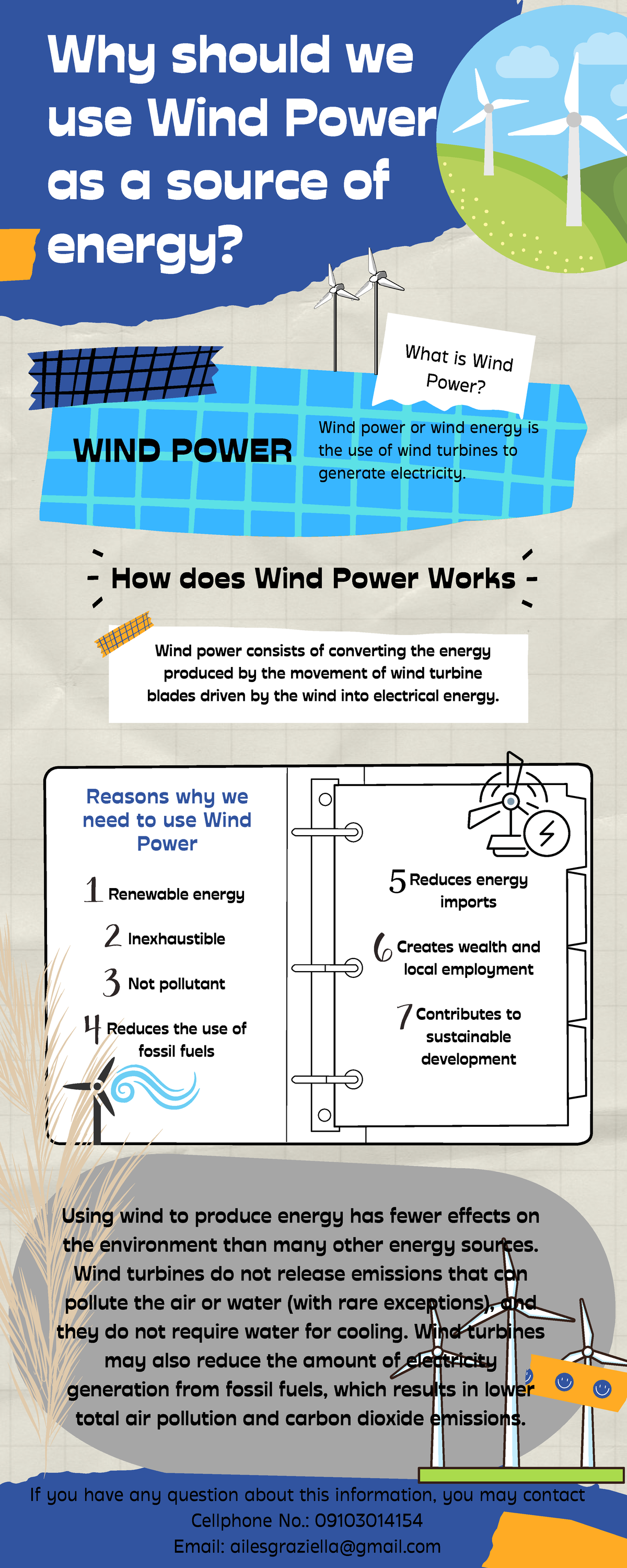 Project 2- Advocacy for Sustainable Energy - Why should we use Wind ...