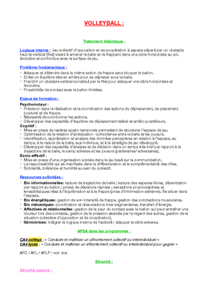 Fiche APSA escalade - ESCALADE : Traitement didactique : Logique ...