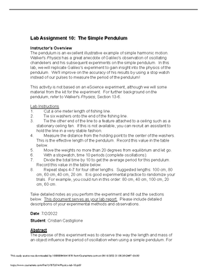 M3 Lab Assignment#1 Newton's Laws - Hina K. Huynh Ptof. M Zias Physics 1 17June2022 Lab ...