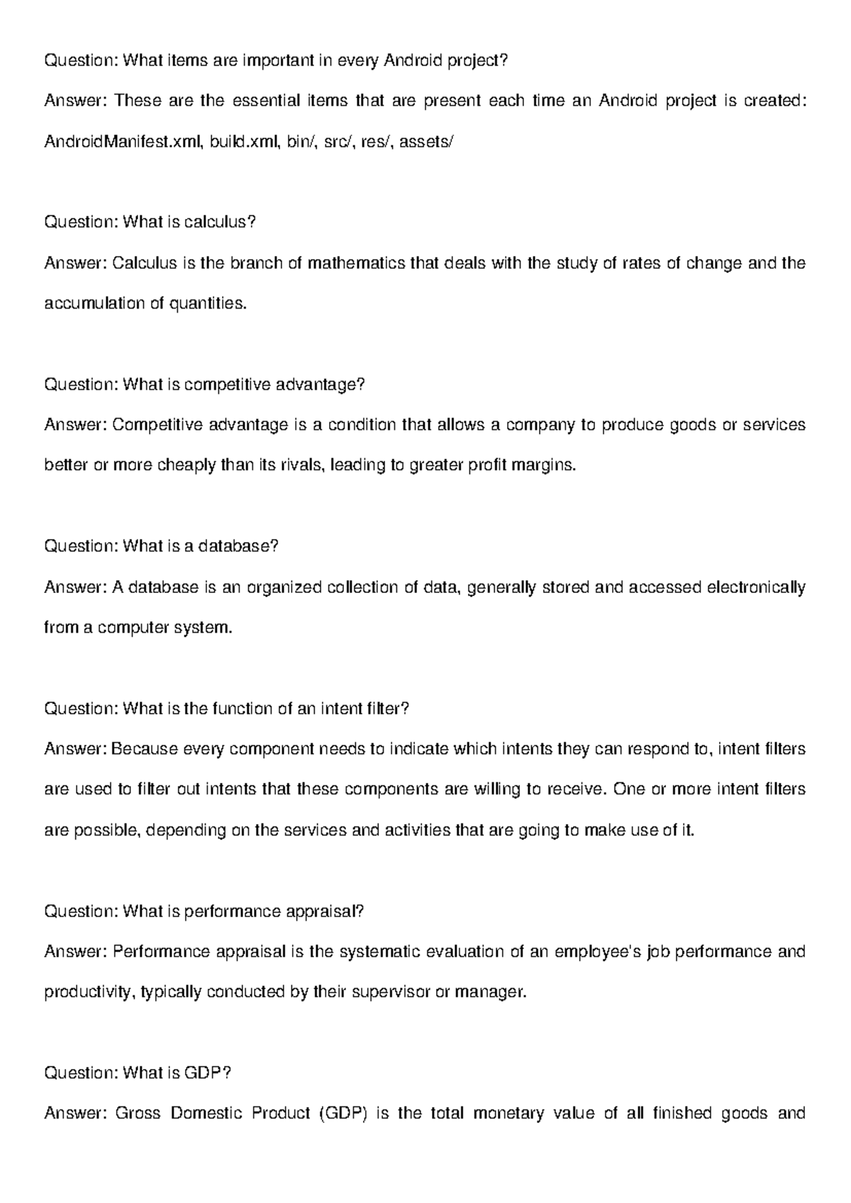 Jaggeder habilimentary arctogea - Question: What items are important in ...