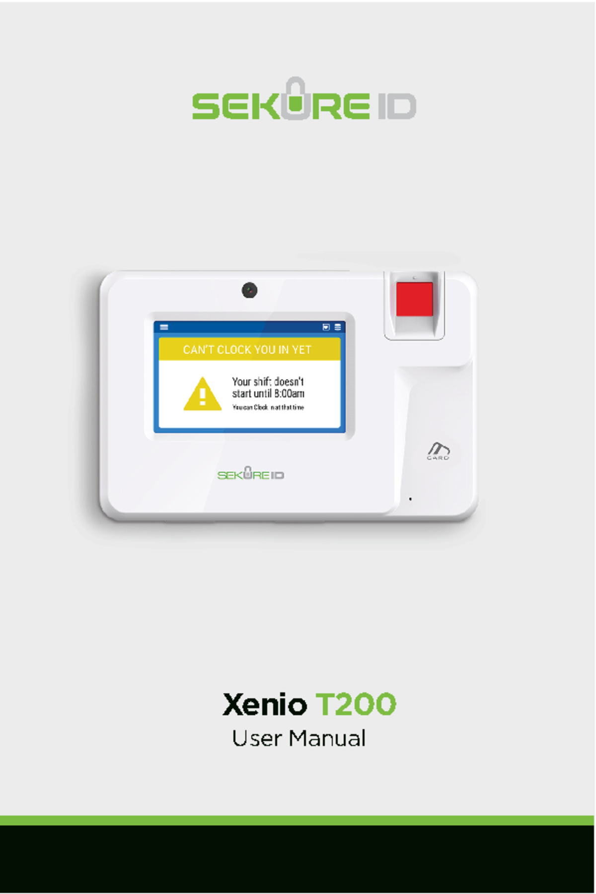 Xenio T200 Manual - User Manual Xenio T This instruction guide covers the configuration for the ...
