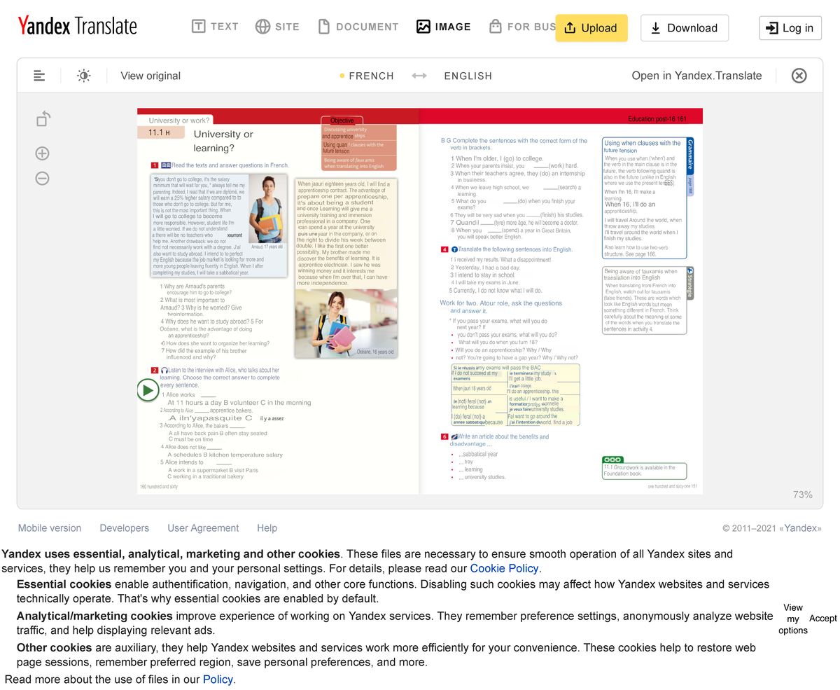 Translate text from photos from English and other languages – Yandex ...