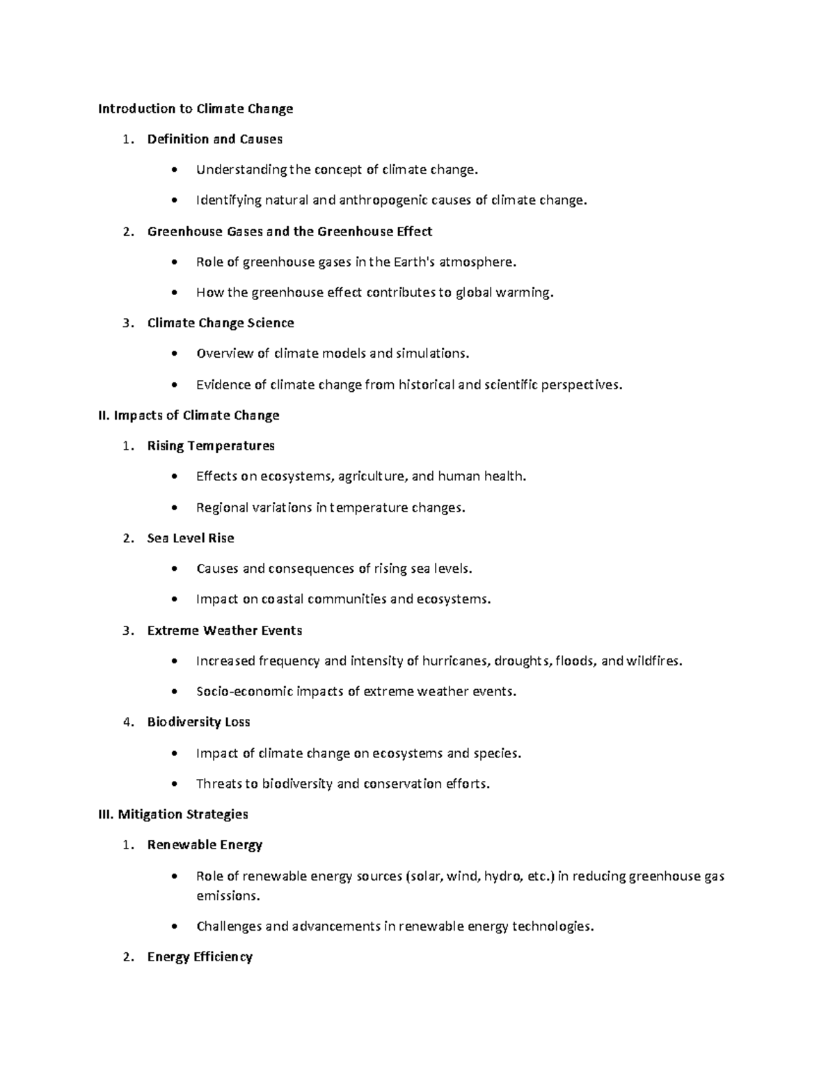 3Introduction to Climate Change - Definition and Causes • Understanding ...