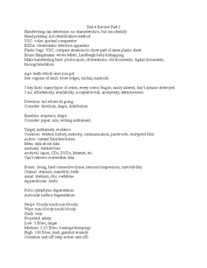 Forensics Overview - Forensics Overview FBI Lab in Quantico, Virginia ...