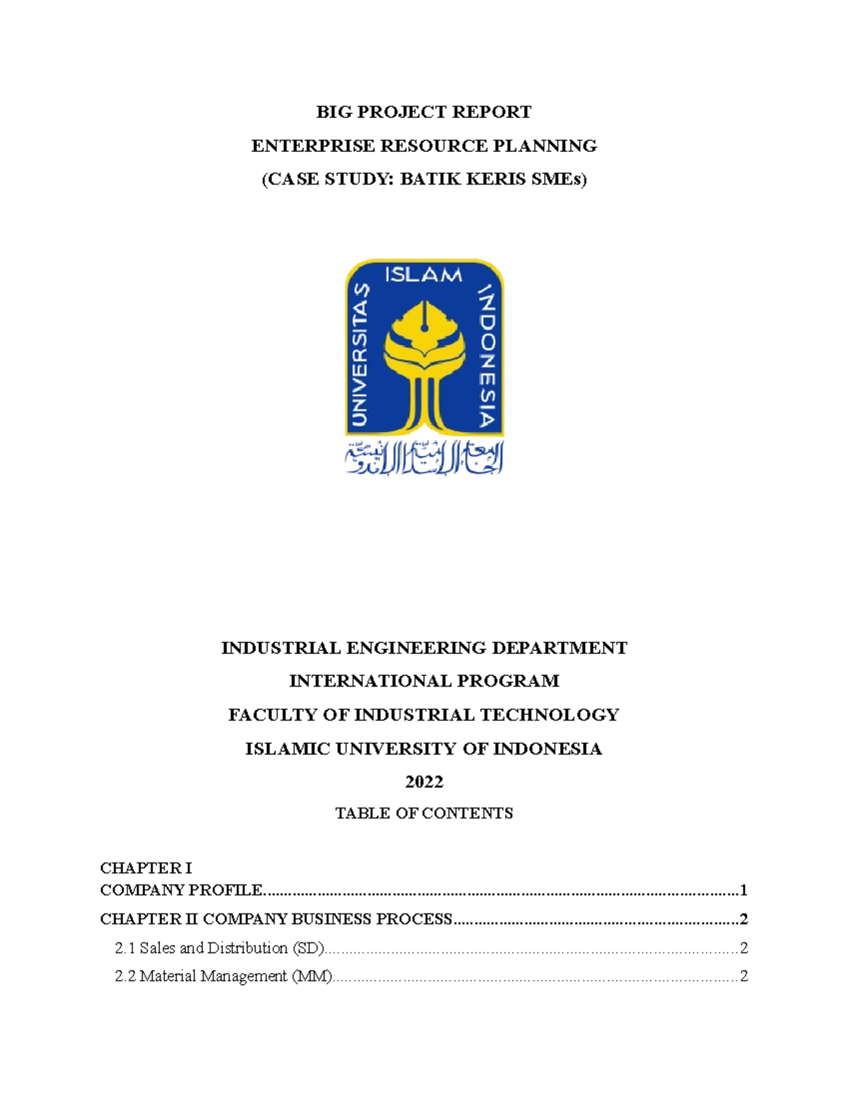 BIG TASK ERP - BIG TASK ERP - BIG PROJECT REPORT ENTERPRISE RESOURCE ...