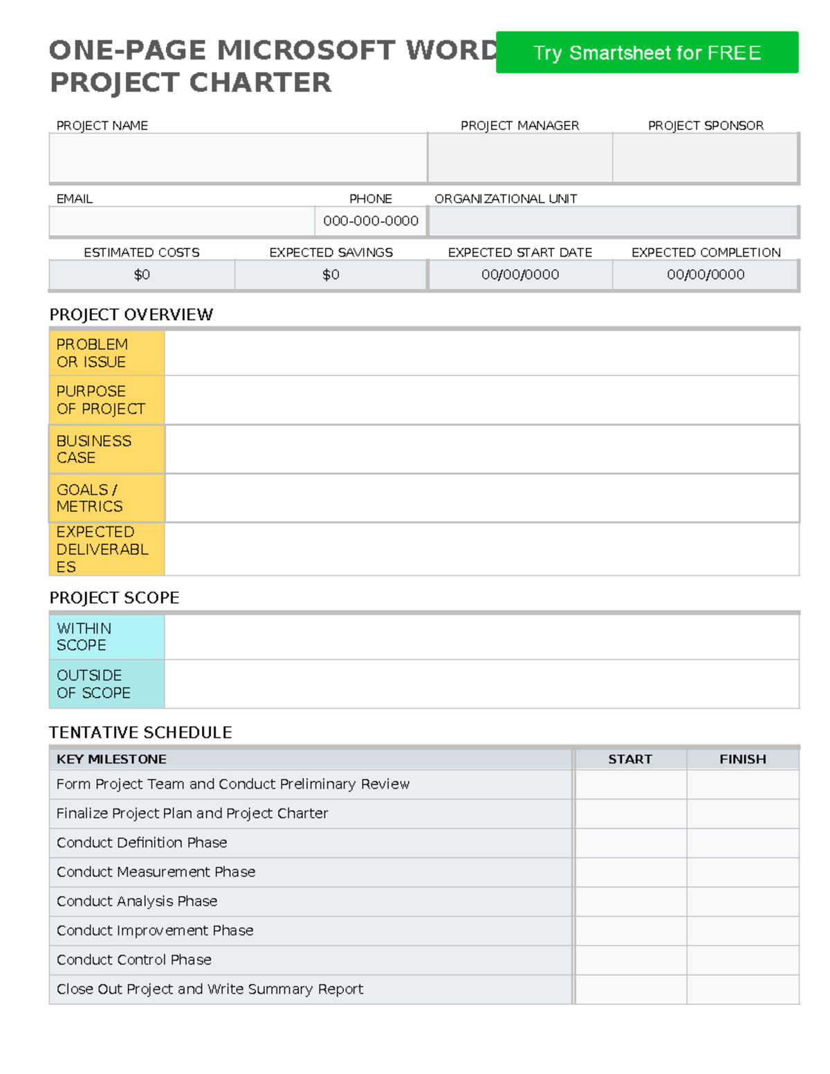 IC-One-Page-Microsoft-Word-Project-Charter-11770 WORD - ONE-PAGE ...