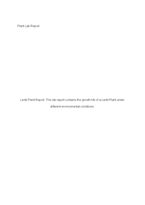 Germination Lab Report - Radish Seed Growth: Natural vs. Artificial ...