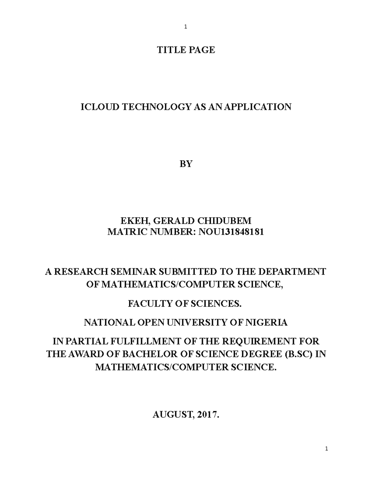 Mojah 04 I- Cloud Technology AND Application - TITLE PAGE ICLOUD ...