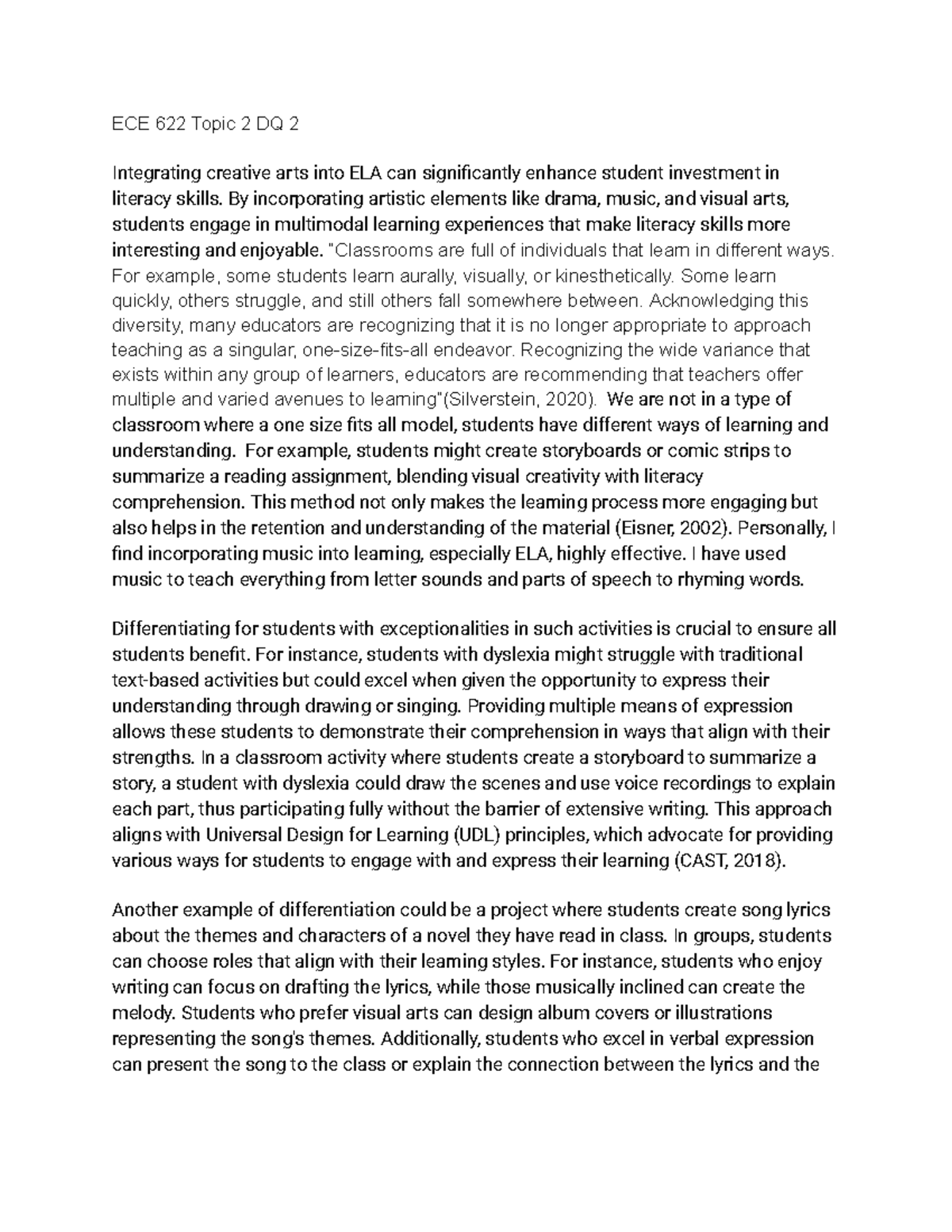 ECE 622 Topic 2 DQ 2 - Discussion question answer - ECE 622 Topic 2 DQ ... ECE 622 Topic 2 DQ 2 - Discussion question answer - ECE 622 Topic 2 DQ ...