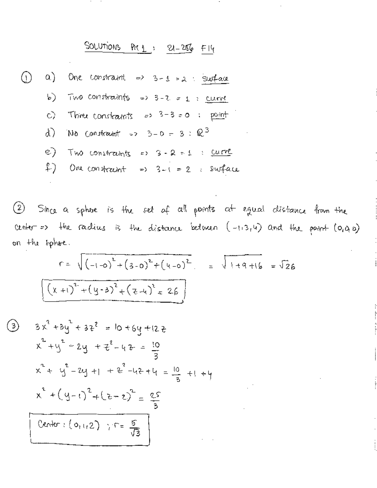 Homework 1 Multivariate analysis solutions - 21 256 - PHfL: (alum Fm Q ...