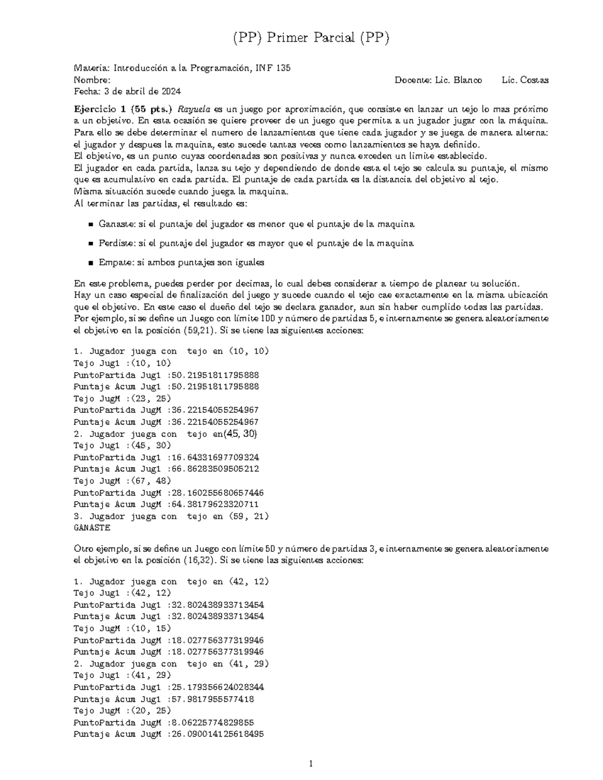 PP 1 2024 - Resumen Programación - (PP) Primer Parcial (PP) Materia ...