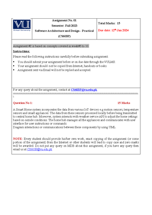 CS611 Handouts - OKAY - Software Quality Engineering Contents Module-01: Software Quality - Studocu