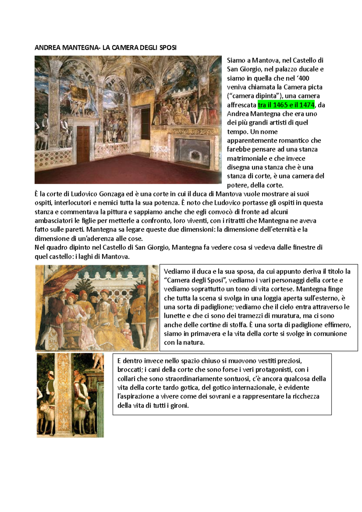 Arte 3 - terza parte appunti del corso arte moderna prof Montanari ...