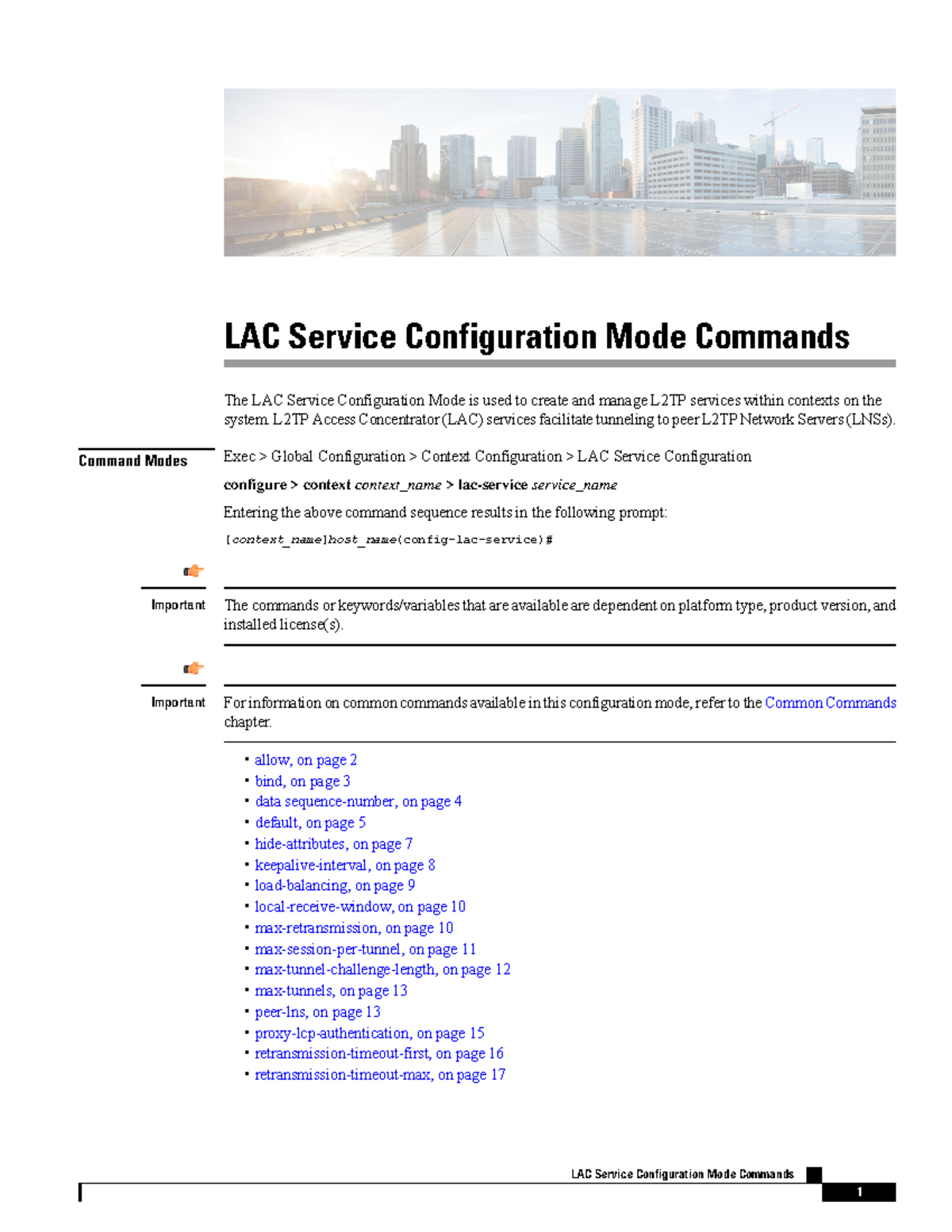 21-16-I-Q CLI Reference chapter 010100 - The LAC Service Configuration ...
