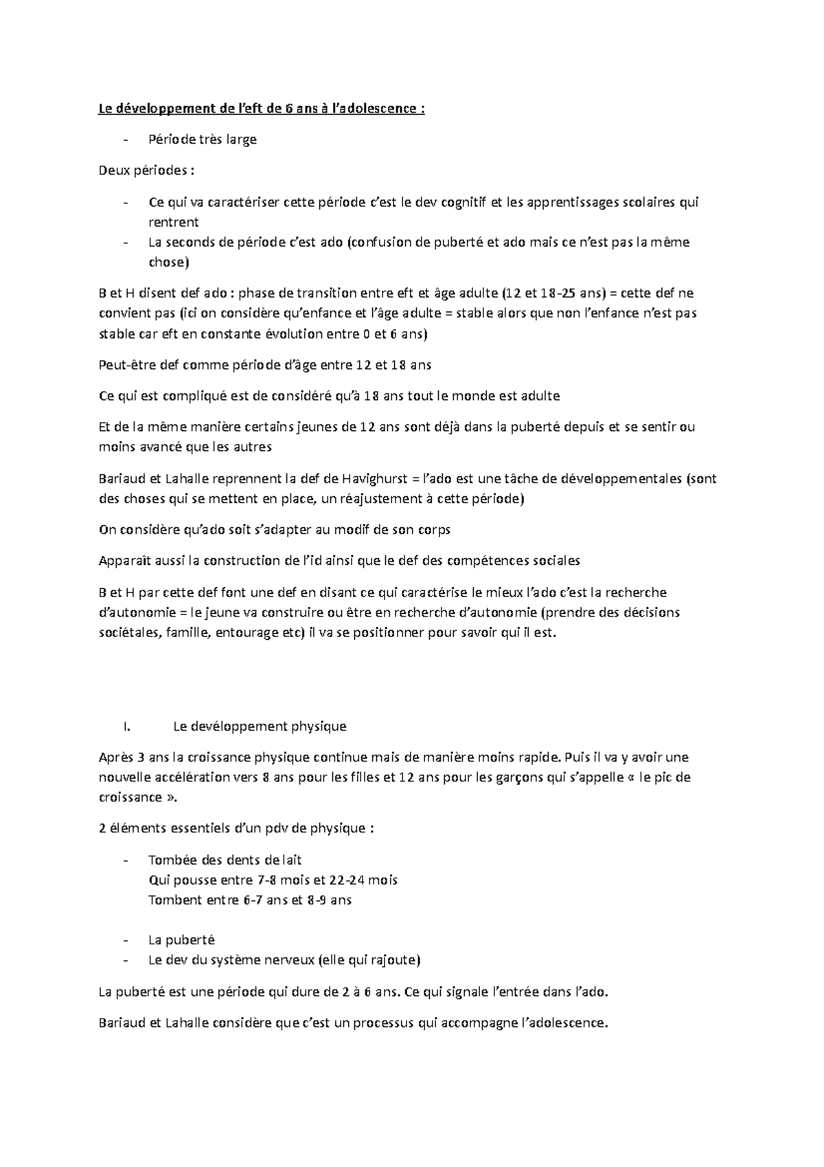 Dev eft ado - cours de développement - Le développement de l’eft de 6 ...