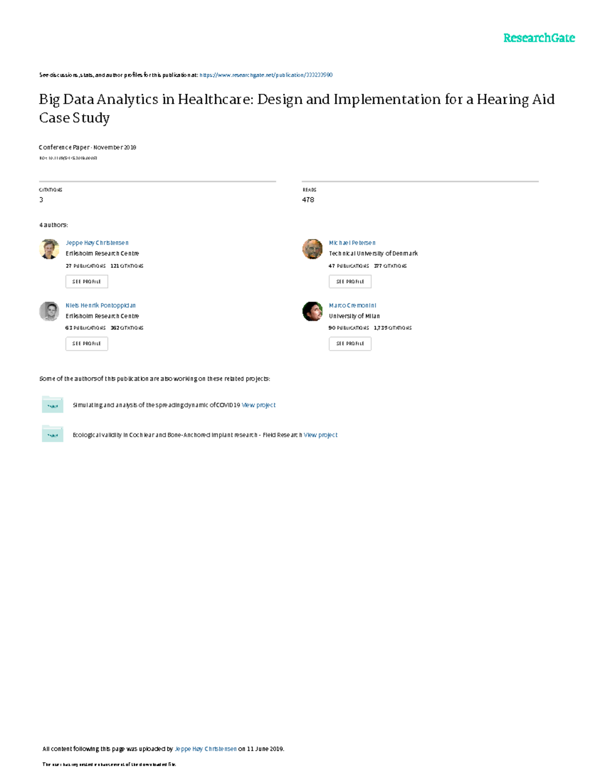 PID5634627 - Bigdata Analysis case - See discussions, stats, and author ...