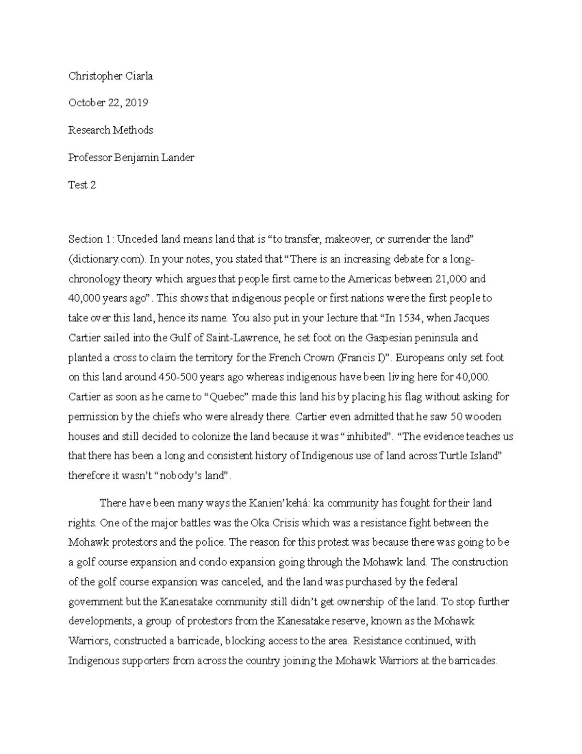 Test 2 RM - Test example for research methods - 320-303-DW - Studocu