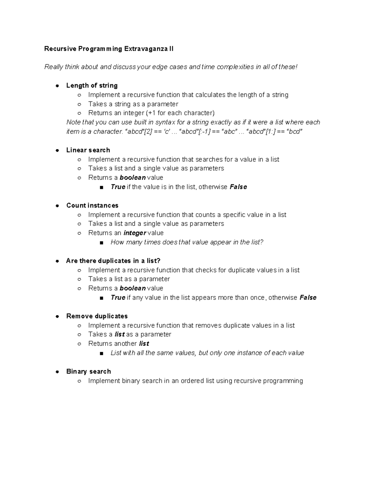 5 Recursive Programming Extravaganza Ii Recursive Programming Extravaganza Ii Really Think