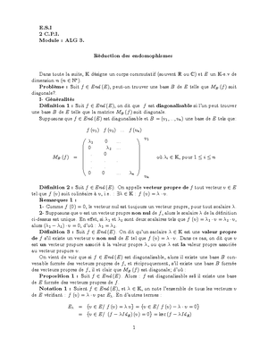 TD matrices partie III - Linear Algebra II - e-INPTIC, le 13 /0 5 / Série TD : Matrices ...