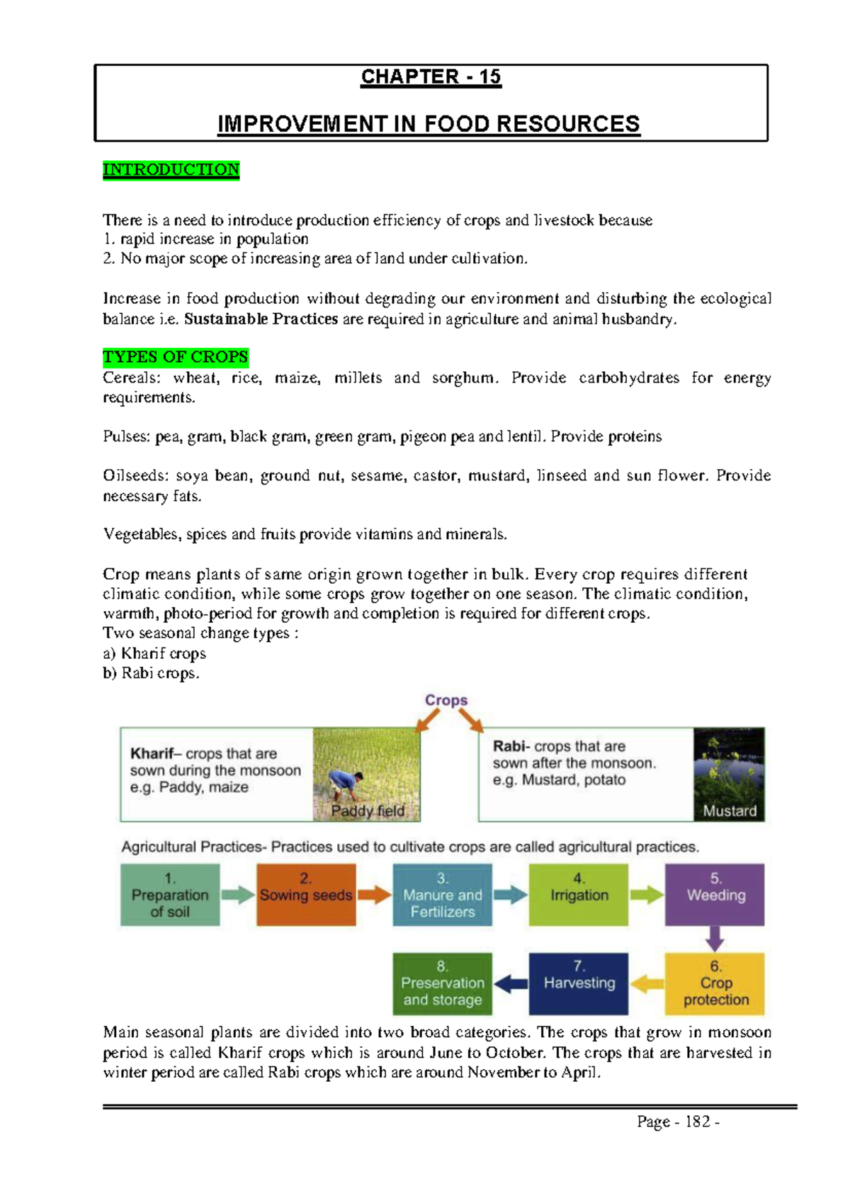 Food resources - Managing Human Resources - Delhi University - StuDocu