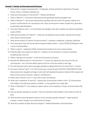 Chapter 1 Notes - What is disease? A structural or functional change in ...