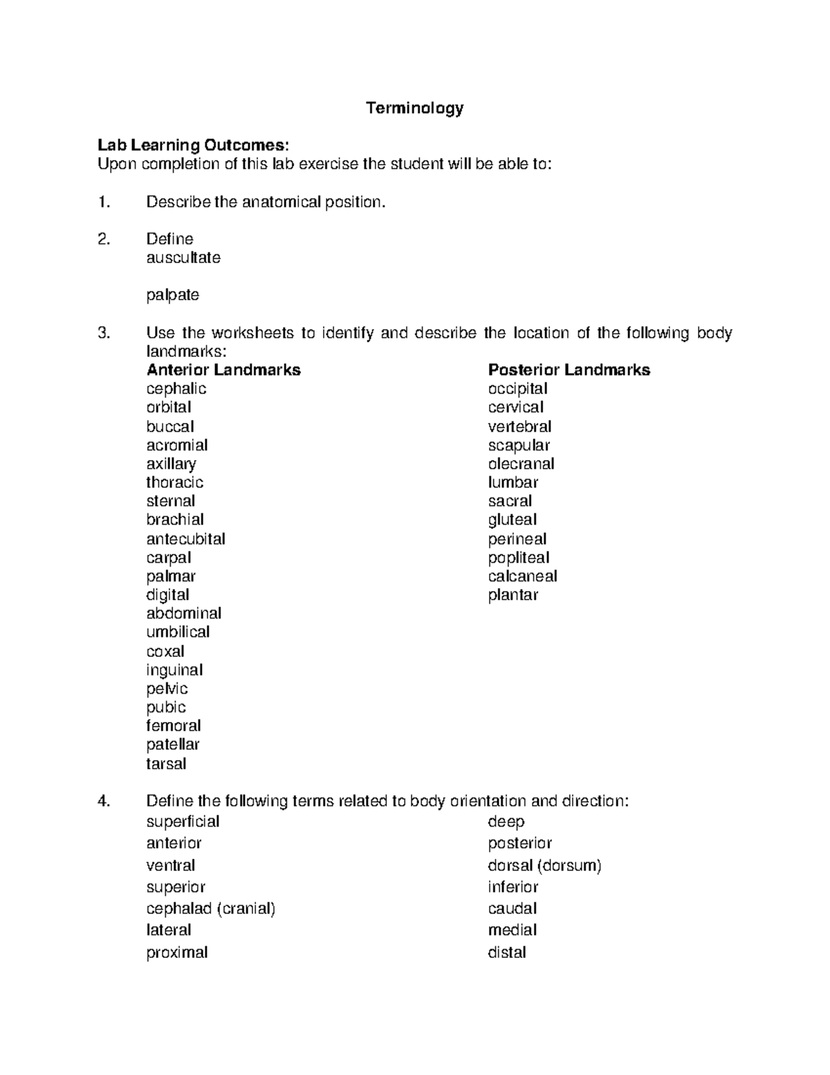 Terminology - Cellular transport notes - Terminology Lab Learning ...
