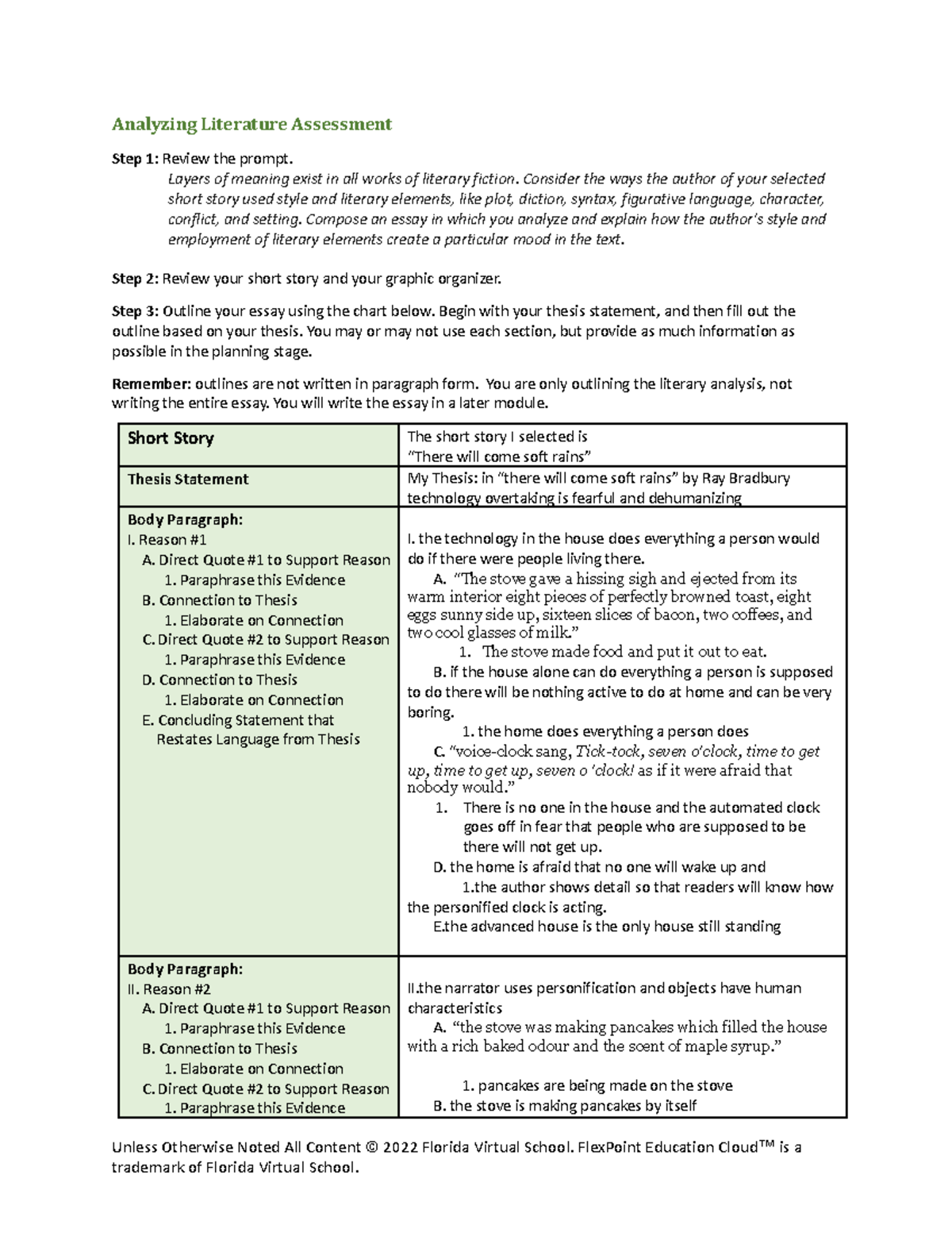 Copy of 1.03 Assessment - Analyzing Literature Assessment Step 1 ...