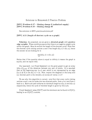 HW5 practice solutions - Solutions to Homework Practice Problems Practice problems: [DPV ...