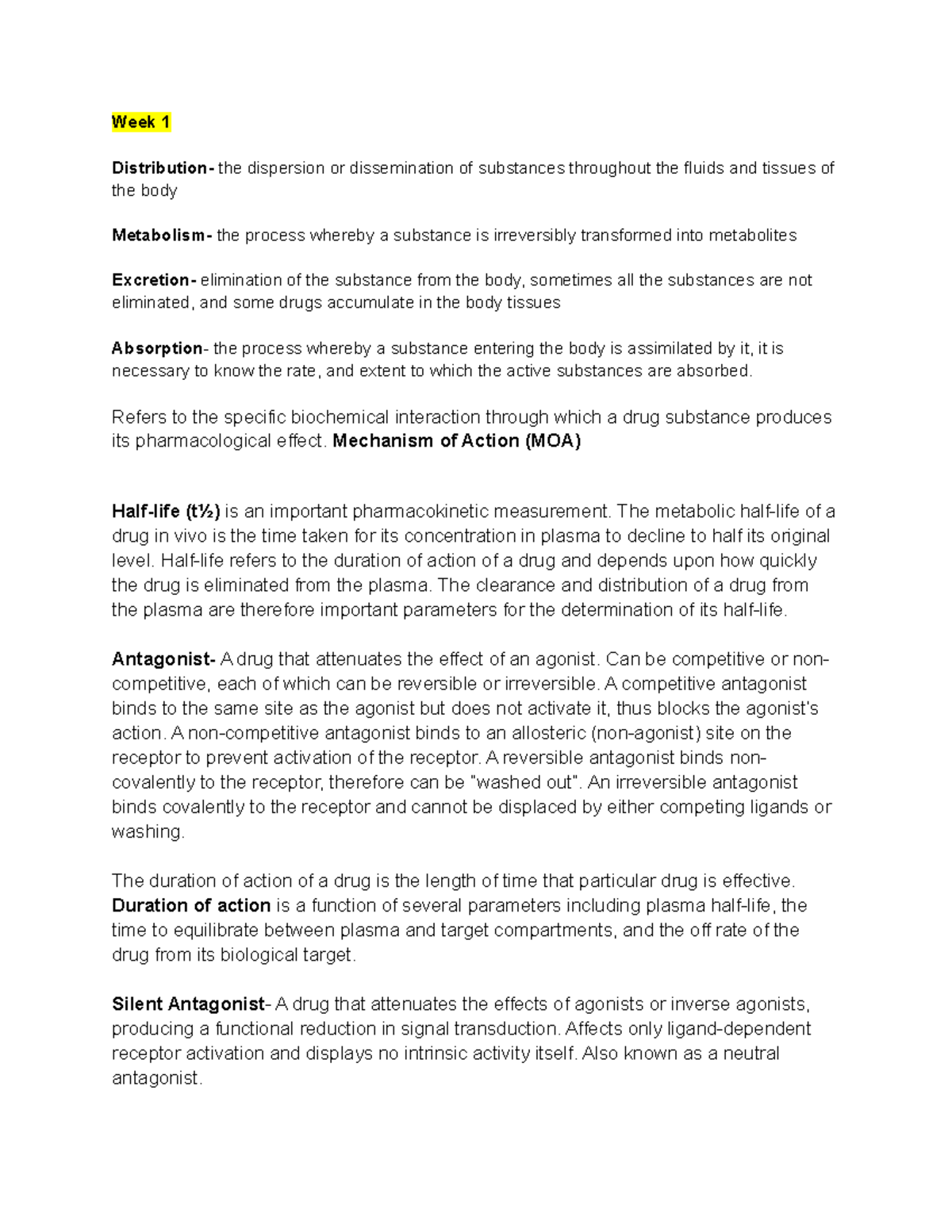 Study Guide NR 565 week 1 docx - Week 1 Distribution- the dispersion or ...