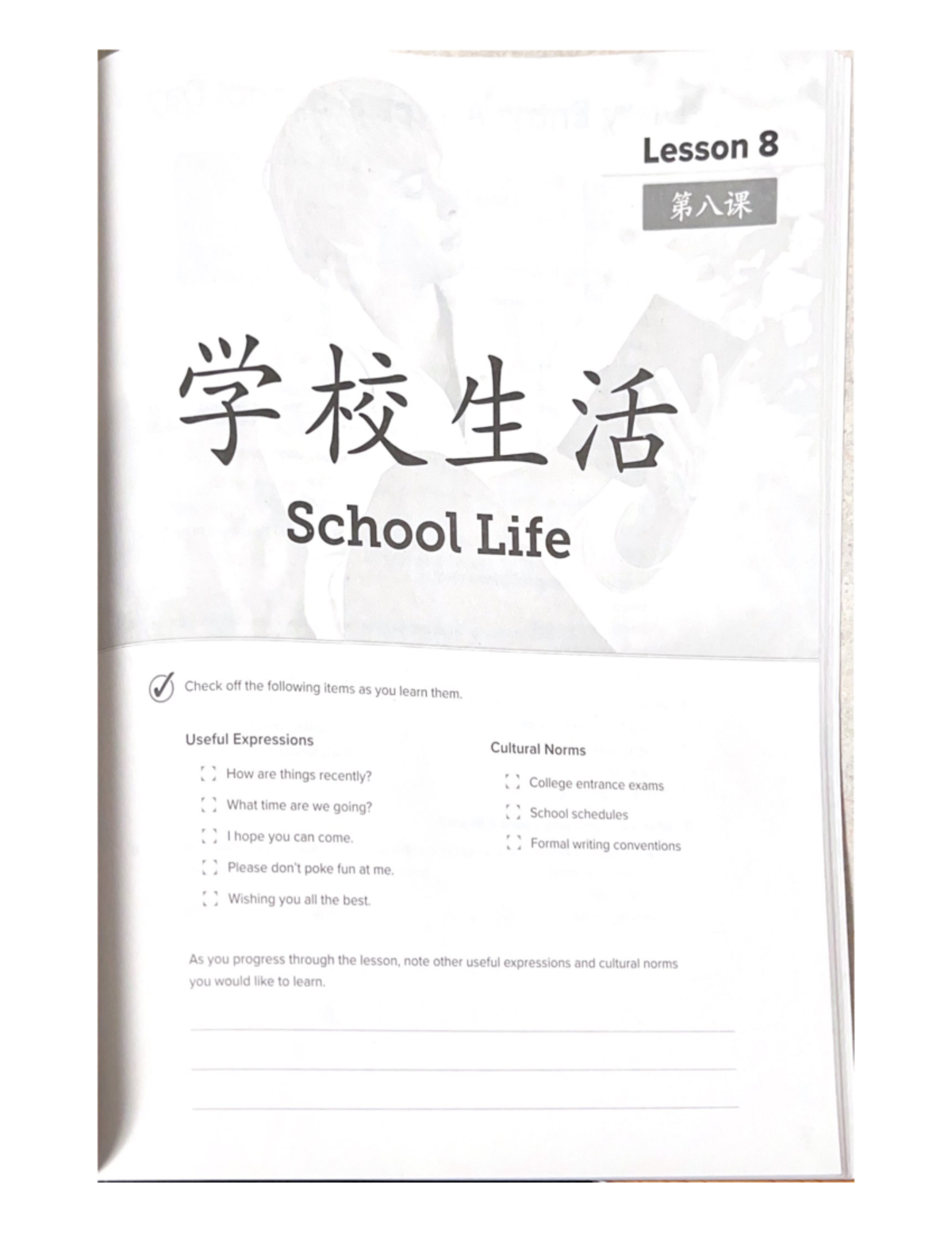 Hw lesson 8 wb - CHIN 103 - Studocu