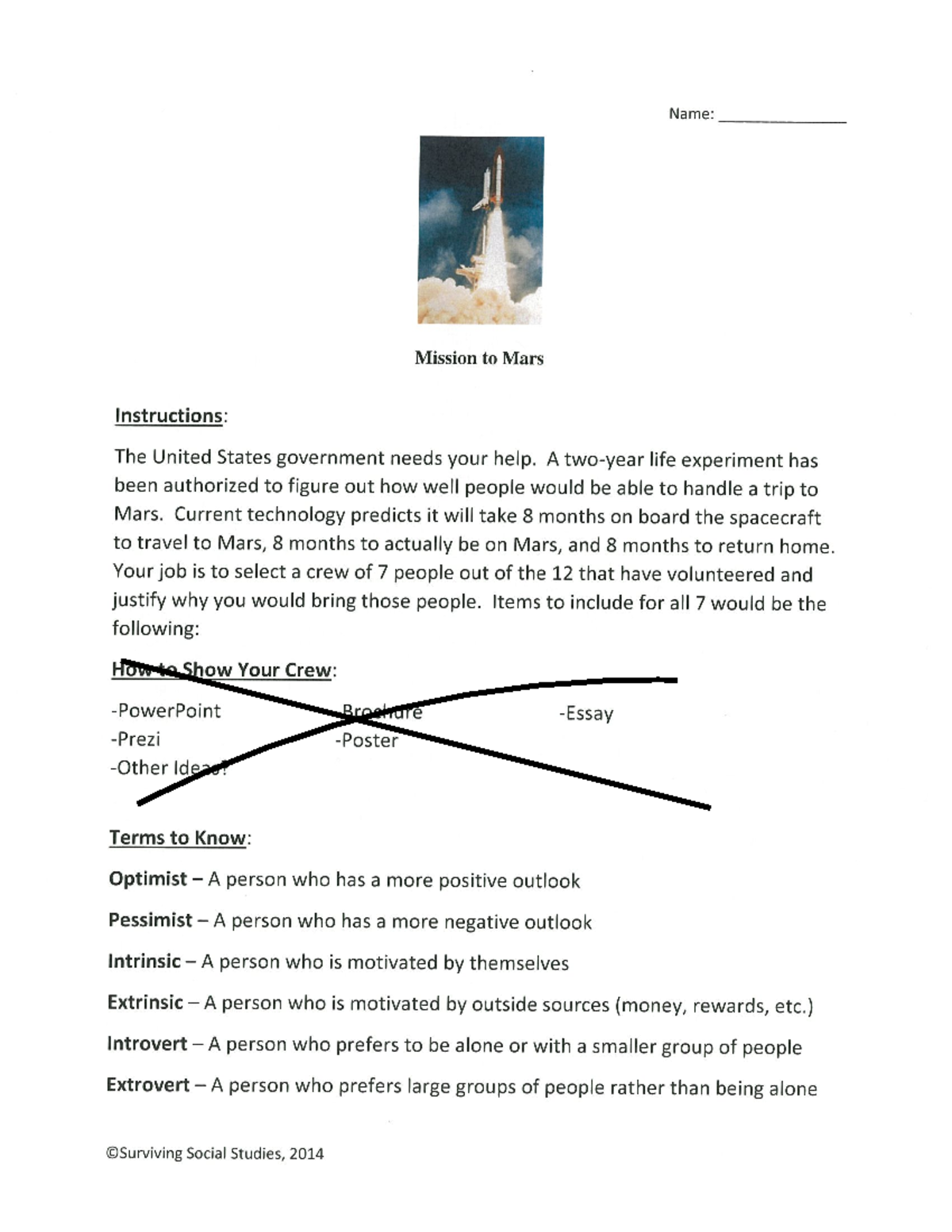 Mission to Mars - Practice work - ENGL 470 - Studocu