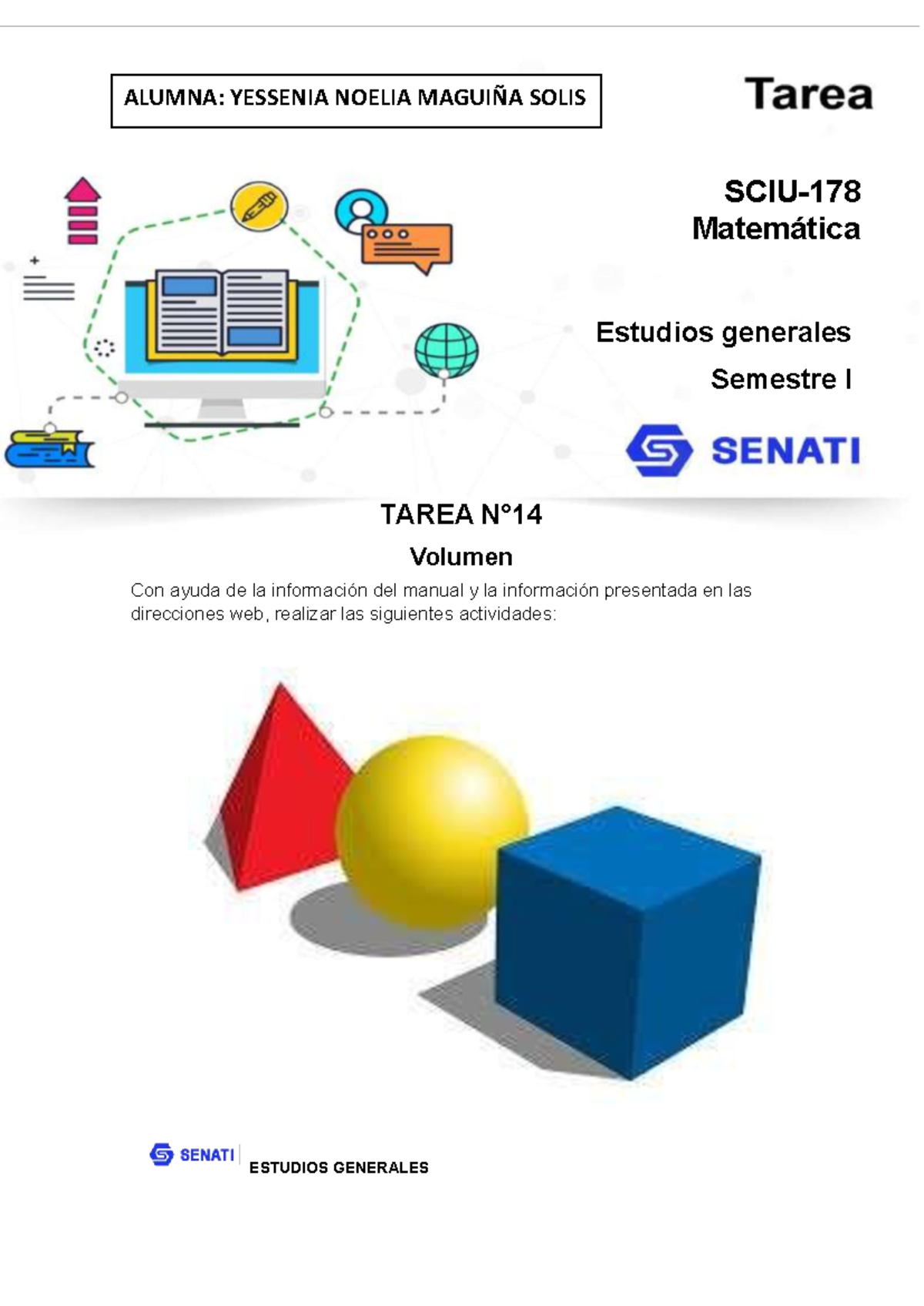 Matematica Tarea U014.pdf - matematica - Matemáticas SCIU- 178 Matemática Estudios generales ...